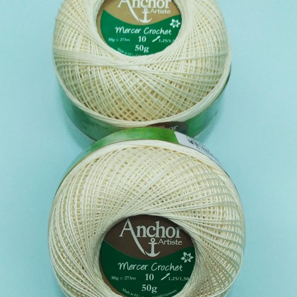 ALGODÓN MERCER CROCHET ANCHOR 50 GRAMOS – Encajes Luis Valencia