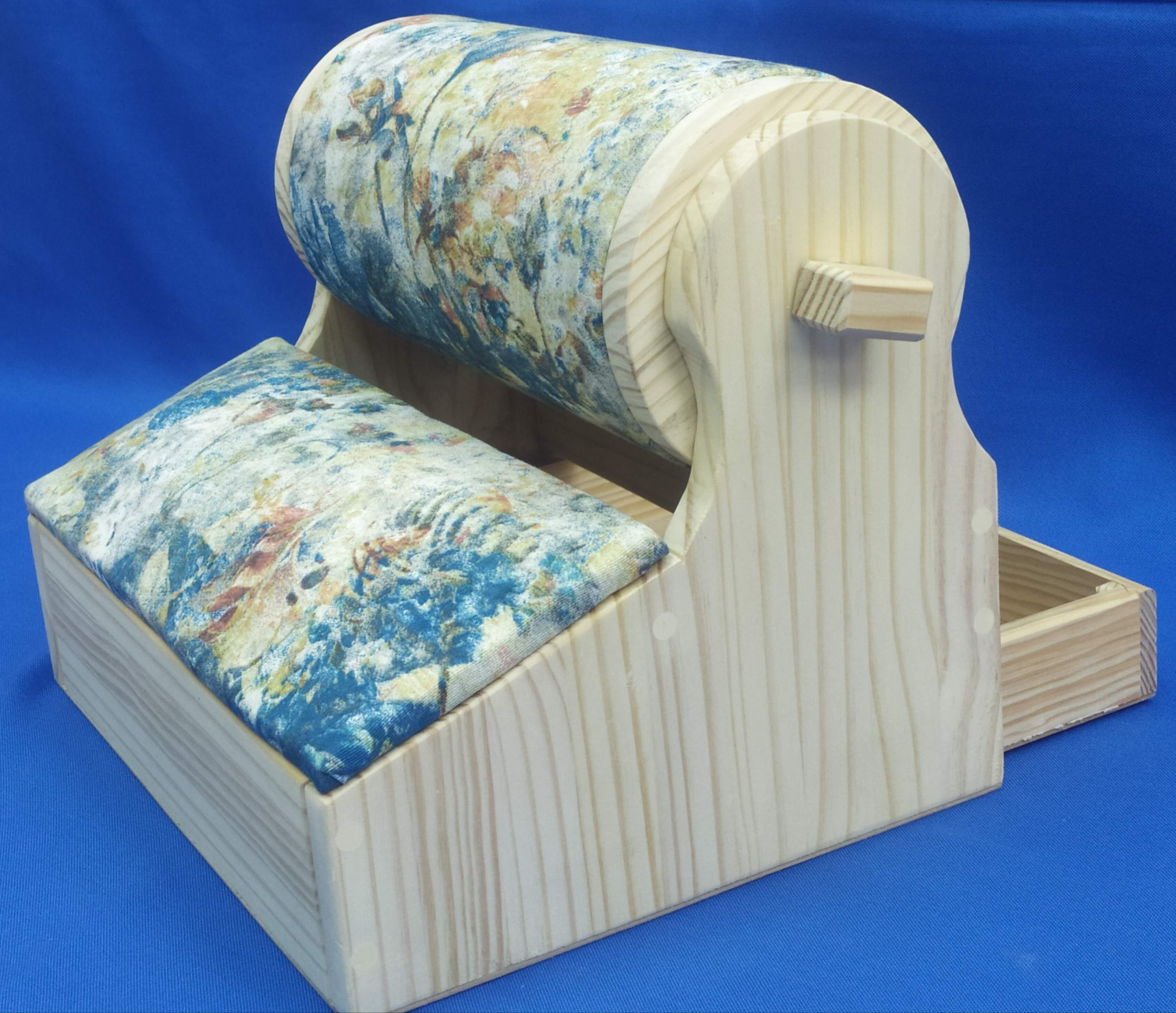 Mundillo mesa con cajón – Encajes Luis Valencia